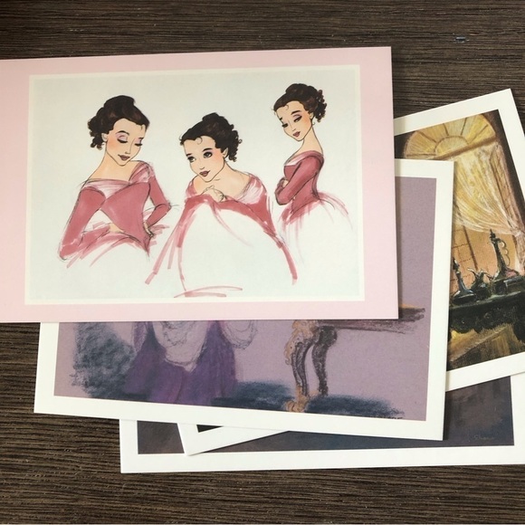 Disney | Office | Disney Princess Postcards Beauty And The Beast ...